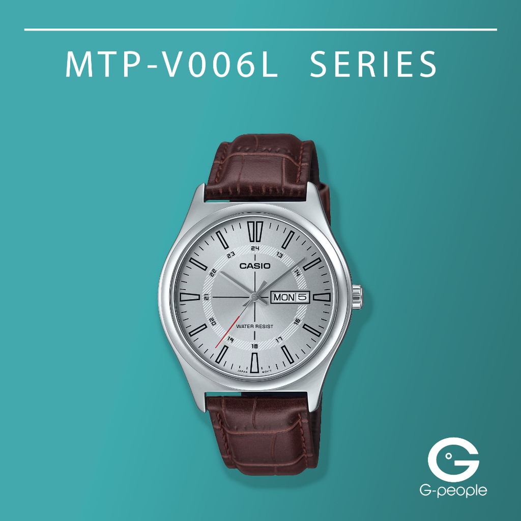 CASIO MTP-V006L-7C / MTP-V006L ANALOG MEN'S WATCH 100% ORIGINAL ...