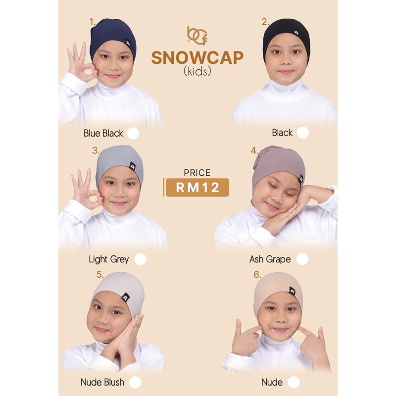 Snowcap Kids BCF (anak tudung) | Shopee Malaysia