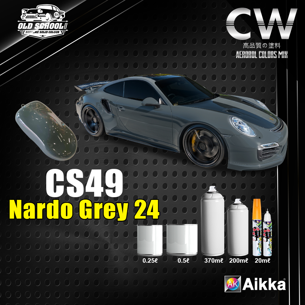 2K Paint 【 AIKKA CS49 Nardo Grey 24 】 OLD SCHOOL SOLID SERIES Car Motor ...