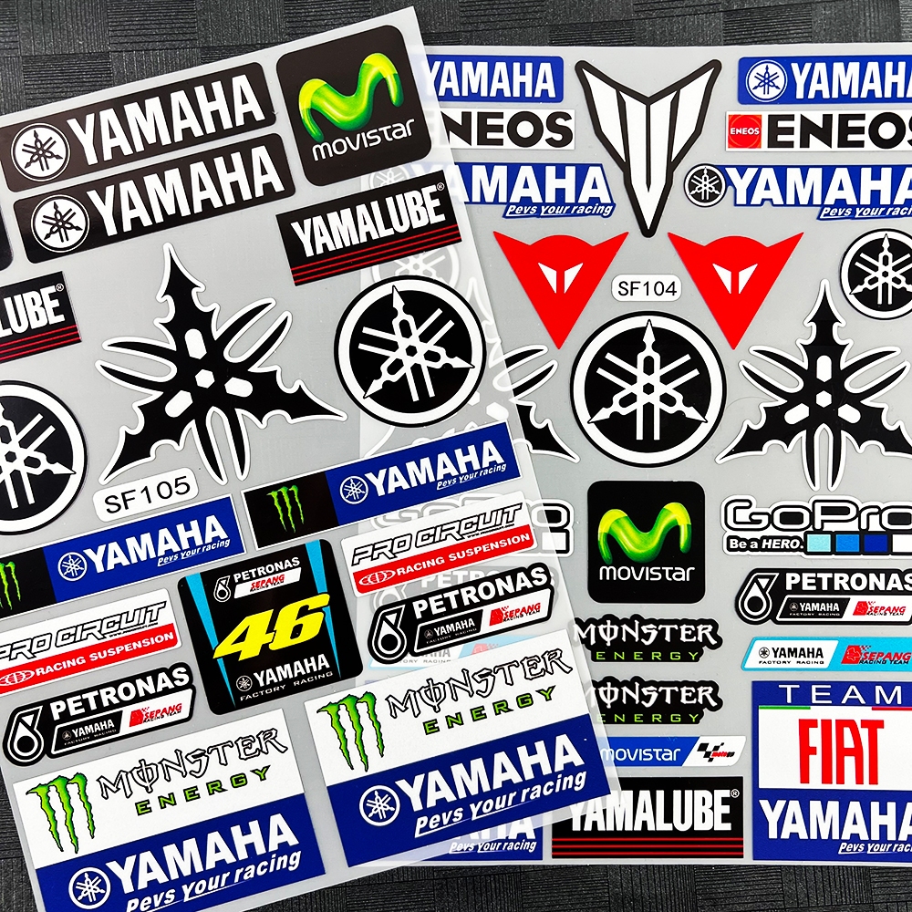 Yamaha Sticker Racing stickers Universal Yamaha Decal Yamaha Racing ...