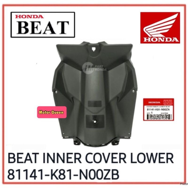 Inner Cover Lower Honda Beat 100% Honda Original Main Pipe Cover Center ...