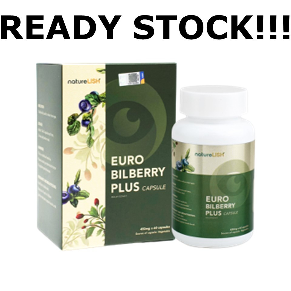 Naturelish Euro Berry Dry Eyes Vision Blue Light Supplement Cataract ...