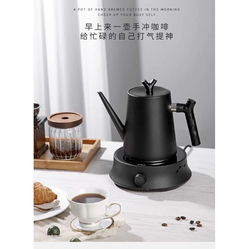 TEAPOT 1500mL 304 Stainless Steel Long Narrow Coffee Pot/TEKO KOPI ...