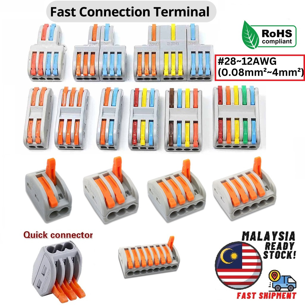 PCT SPL Fast connector Wire Connector Quick Connector Mini Fast Wire ...