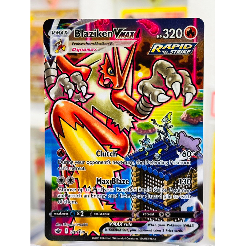 Blaziken VMAX Alternate Art 201/198 - Chilling Reign | Shopee Malaysia