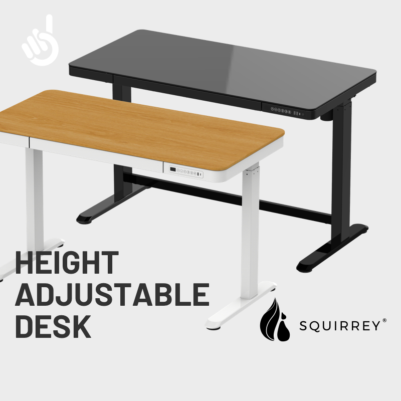 [Set] Squirrey Electric Height Adjustable Desk - Executive | Premium ...