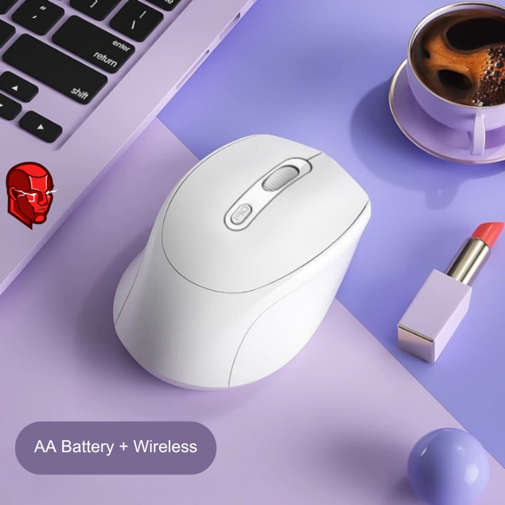 Wireless/Noiseless/Silent Button Light Weight 70g 2.4GHz 1600 DPI ...