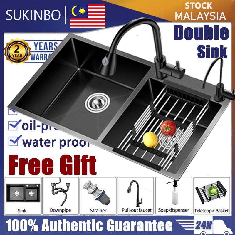 NANO Sink 304 Stainless Steel Dishwashing Sink Handmade Kitchen Sink ...