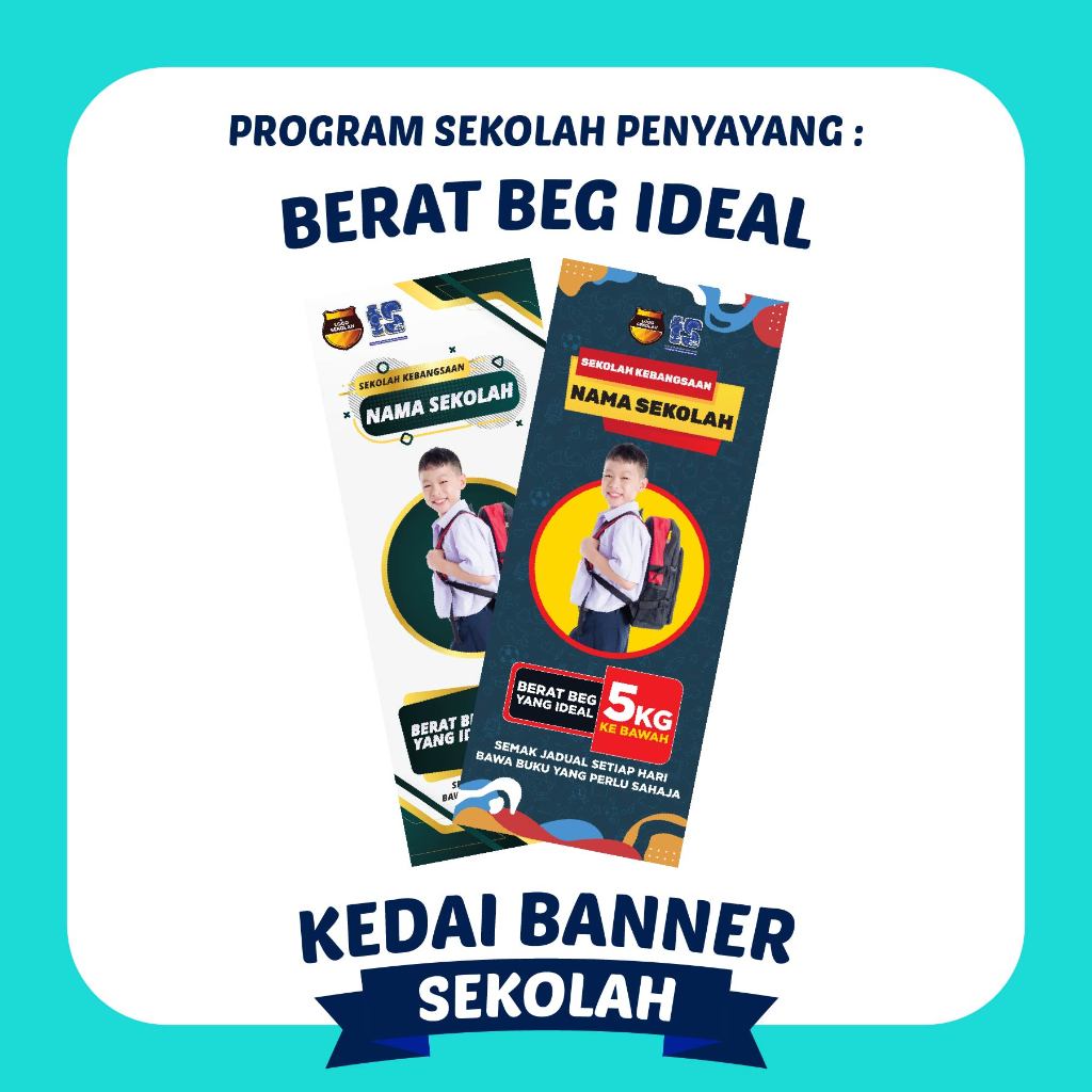 Bunting Berat Beg Ideal | Program Sekolah Penyayang | Program Jom Ke ...