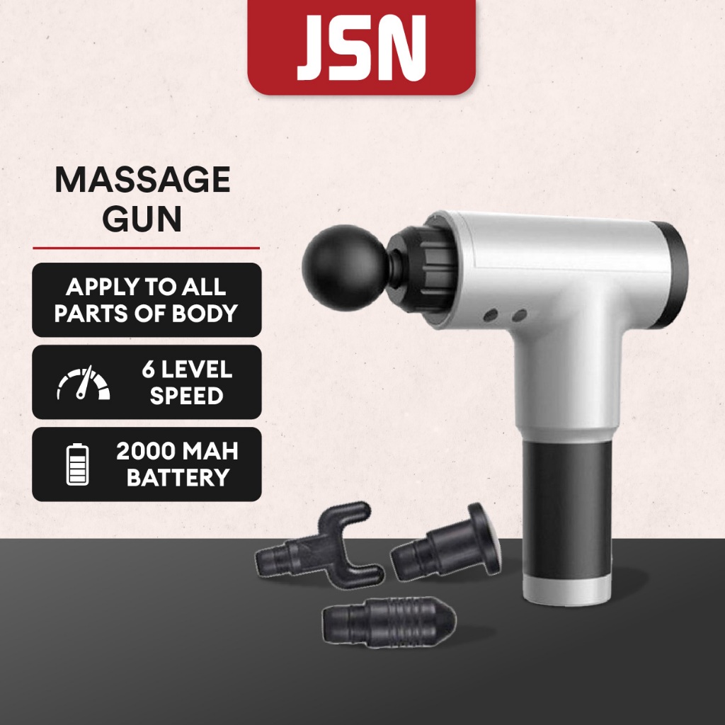 JSN Professional Deep Muscle Massage Gun 6 Level Speed Vibration Muscle ...