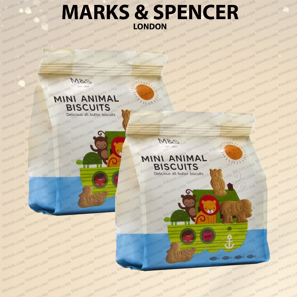 🌟 M&S Mark & Spencer Mini Animal Biscuits | Shopee Malaysia