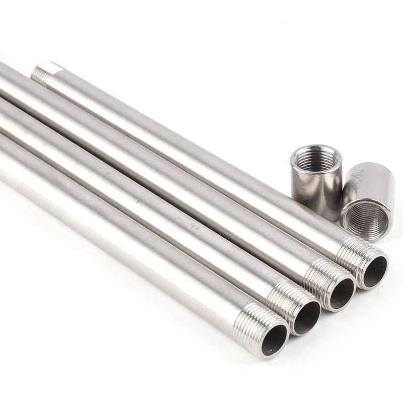 DN20 304 Stainless Steel Extension G3/4 Thread Pipe SS304 pipe fixing ...