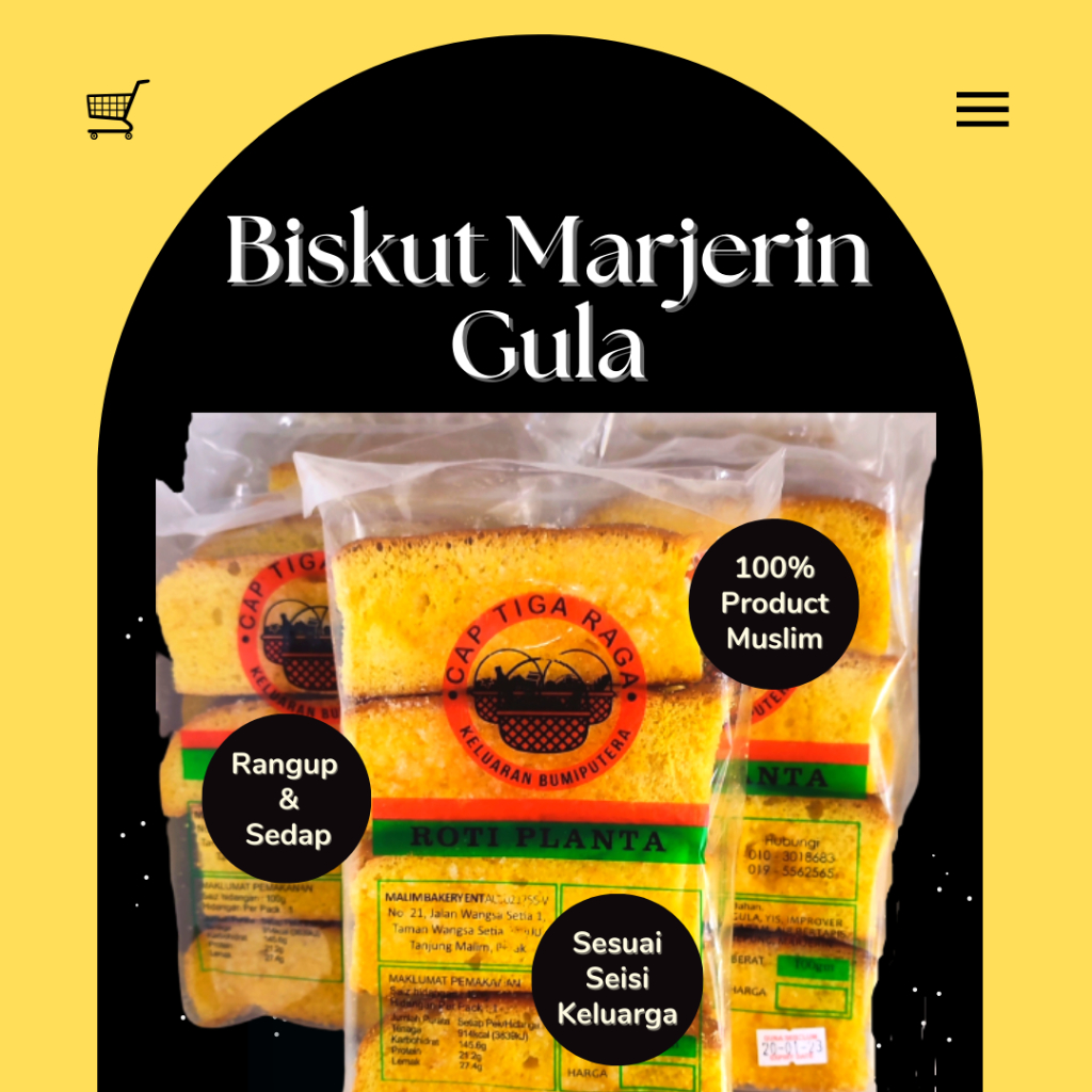 MALIM Biskut Marjerin Gula | Shopee Malaysia