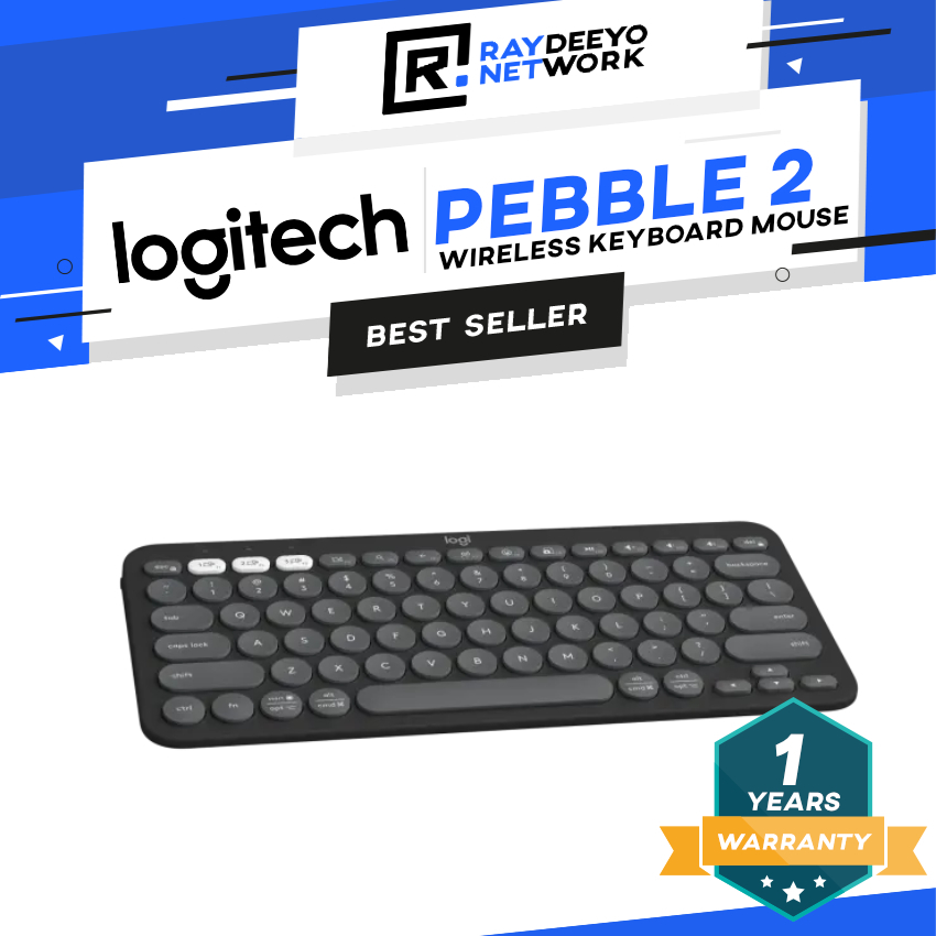 Logitech Pebble Keys 2 K380S / Pebble Mouse 2 M350S Wireless Keyboard ...