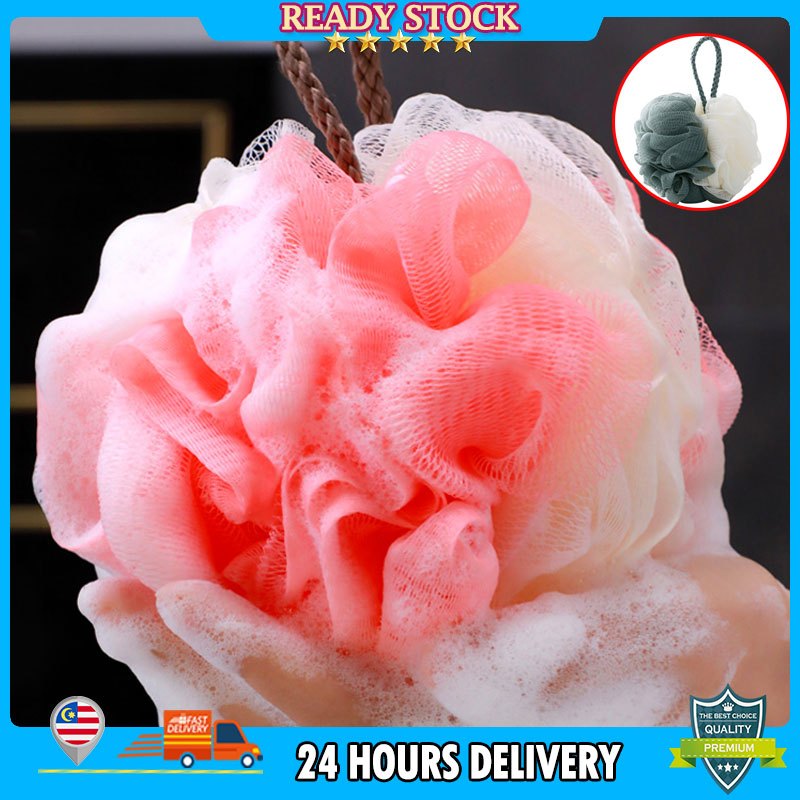 Bath Ball Bath Flower Girl Bubble Bath Mesh Pouf Shower Ball Body ...