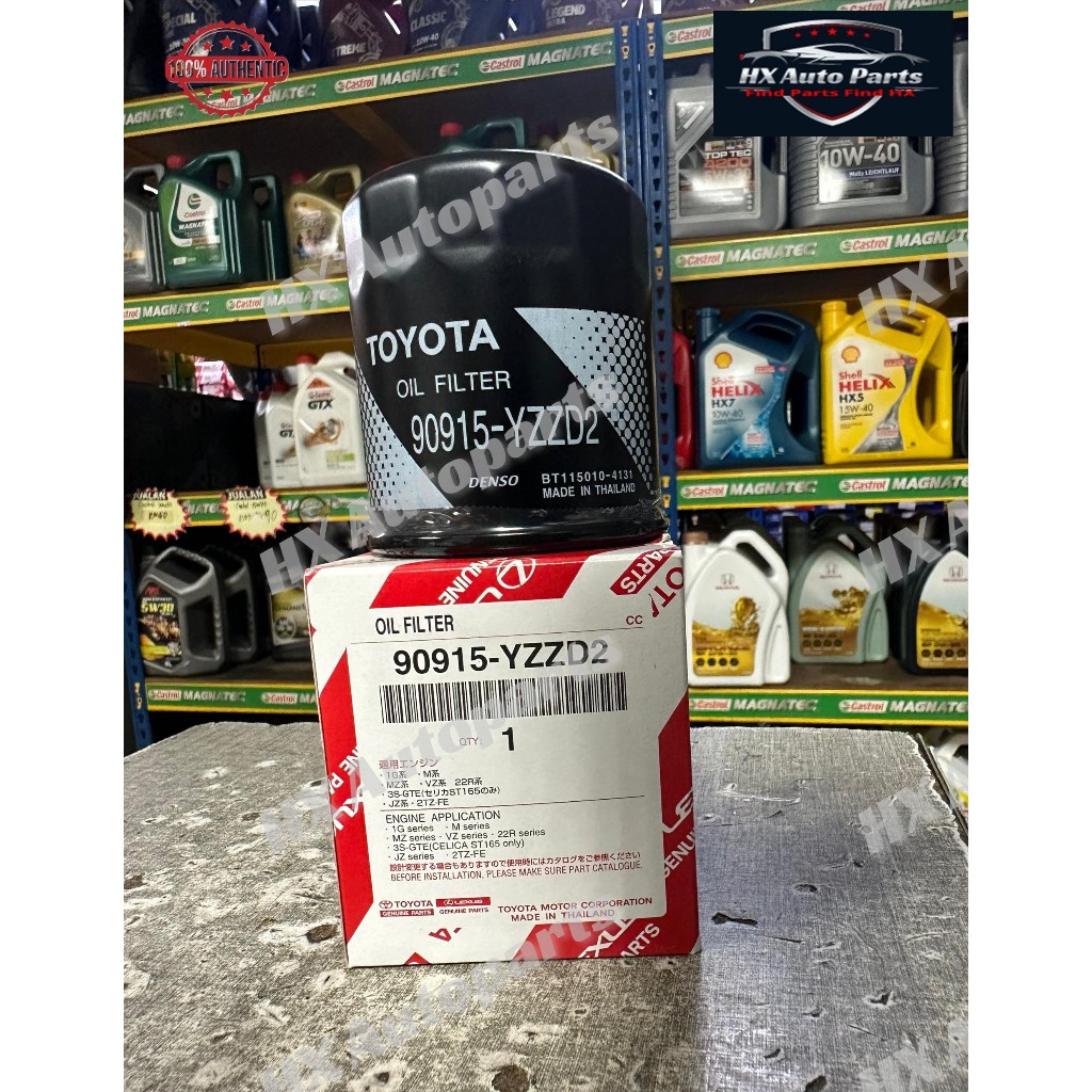 GENUINE TOYOTA OIL FILTER [90915-YZZD2 & 90915-YZZD2] HILUX/HIACE ...