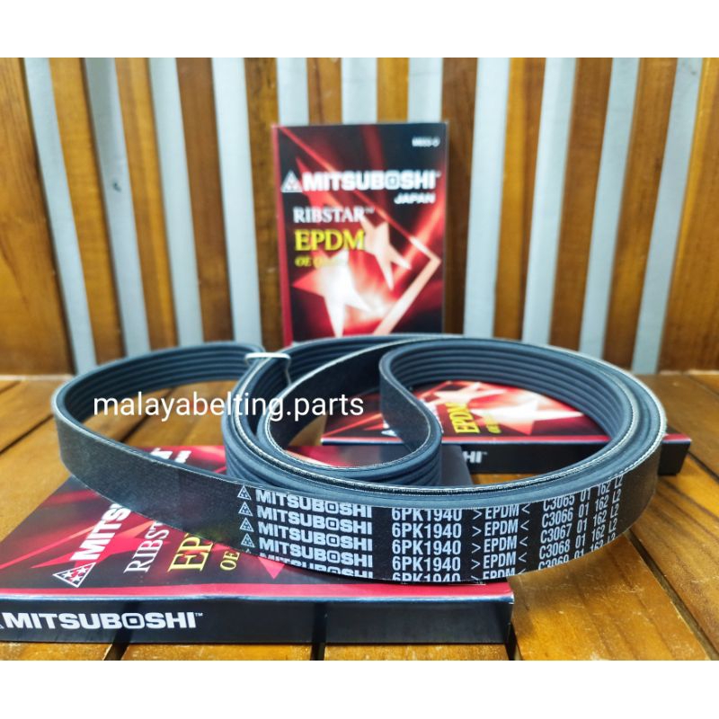 TOYOTA SUPRA 3.0 24v FAN BELT( 6PK1940 ) MITSUBOSHI ORIGINAL ( MADE IN ...