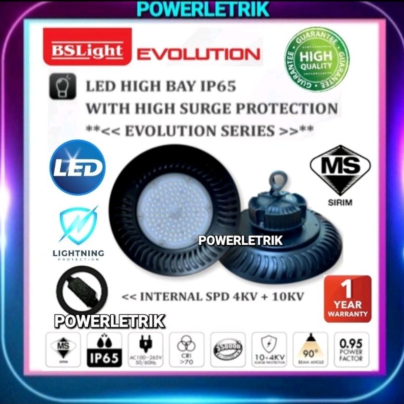BSLIGHT EVOLUTION 100W 150W 200W LED UFO HIGHBAY LAMP LIGHT WITH DOUBLE ...