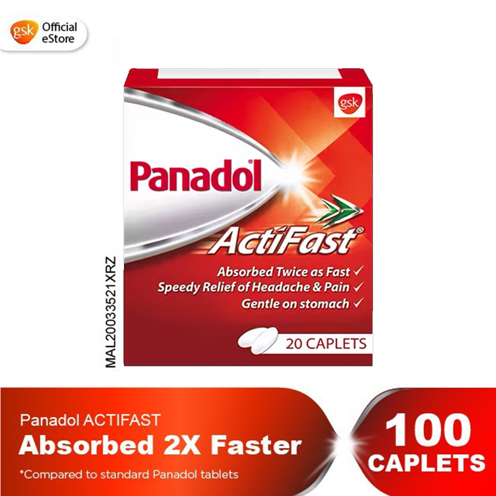 Panadol Actifast for Fast Pain Relief (100's) | Shopee Malaysia