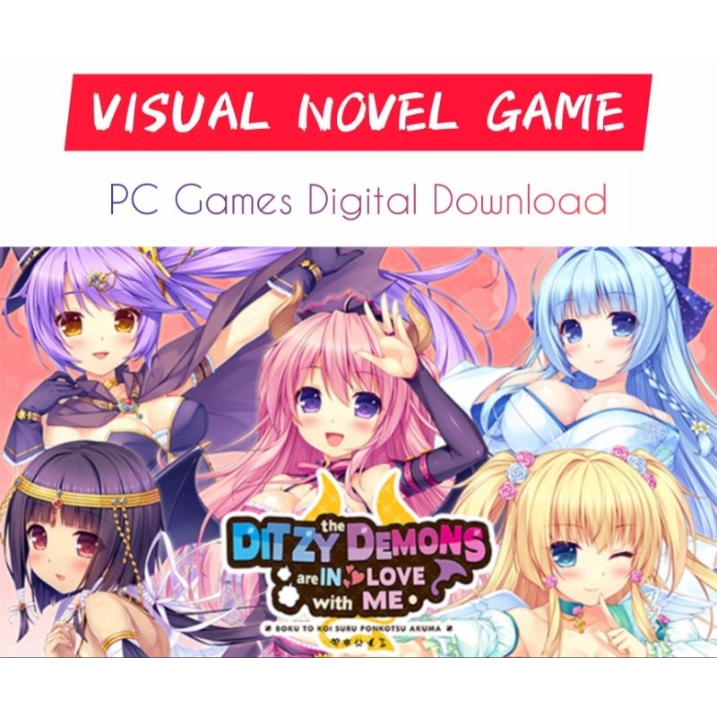 The Ditzy Demons Are In Love With Me + FanDisc Visual Novel Games Digital Download ( PC Games ...