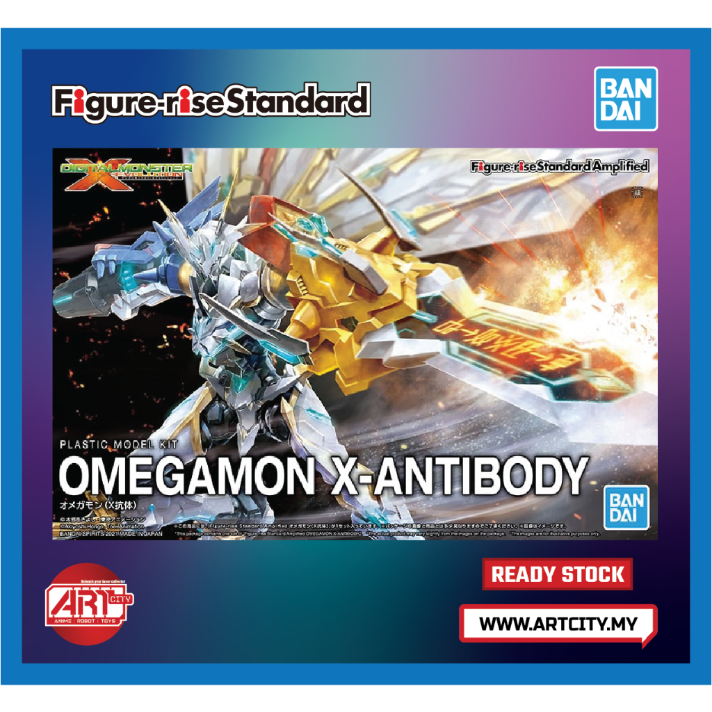 (READY STOCK) Bandai - Figure-Rise Standard - FRS Omegamon X Antibody Amplified - Digimon ...