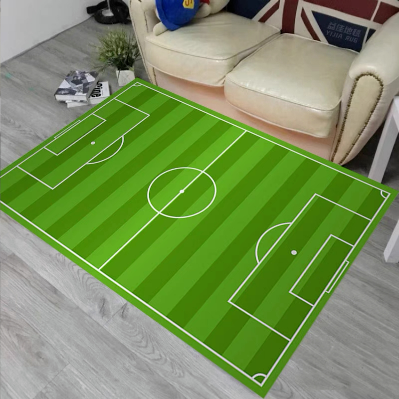 Football Sport Boy Room Decoration Rug Carpet Velvet Football Field ...