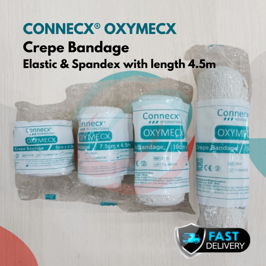 [READY STOCK] Connecx OxyMecx / NurCare Crepe Bandage, Elastic, Cotton ...