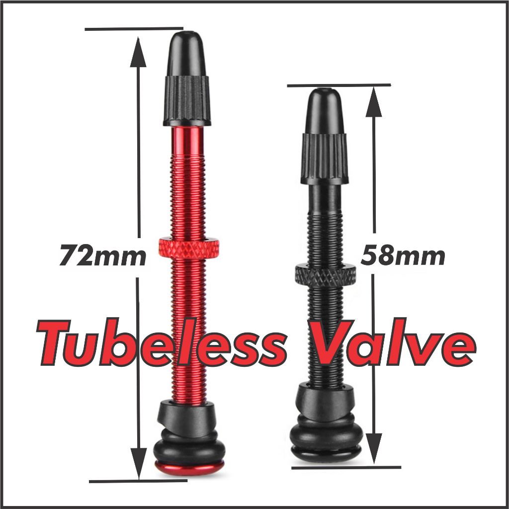 BikersManiac 1pc Presta Valve 58mm Cycling Tubeless Tyre Tube Valve ...