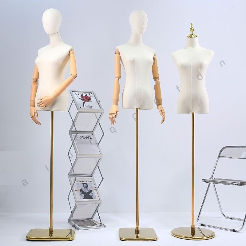 Women's Half-Body Women's Clothing Window Mannequin Cloth Rack Wedding ...