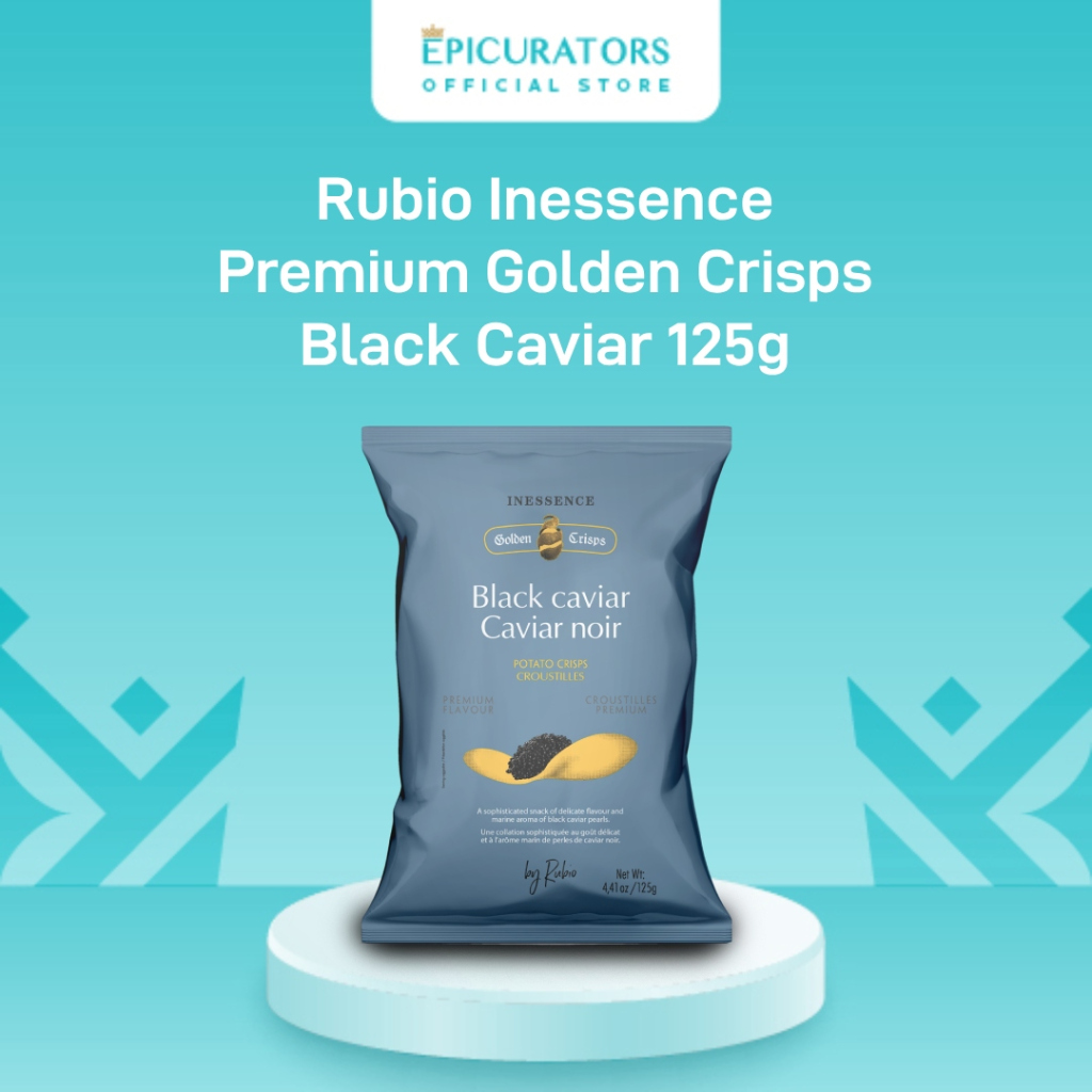 Rubio Inessence Premium Golden Crisps - Black Caviar 125g | Shopee Malaysia