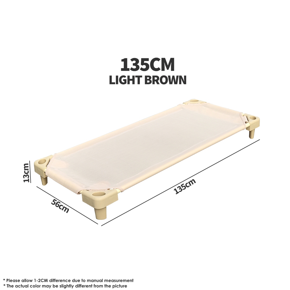 Portable Kids Bed STACKABLE KIDS BED CANVAS MESH Stackable Kindergarten ...