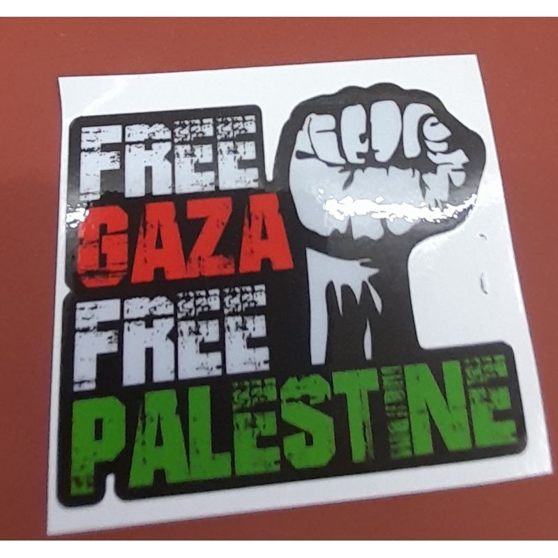 Sticker Free Gaza Free Palestine pantulan cahaya | Shopee Malaysia