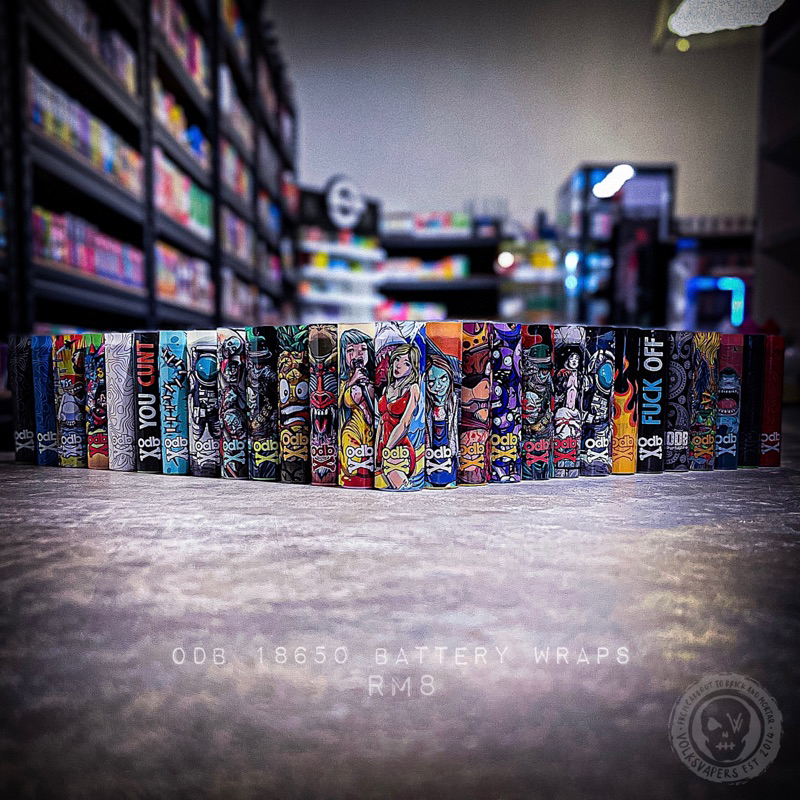 ODB WRAPS FOR 18650 BATTERY 100% ORIGINAL FROM UK | Shopee Malaysia