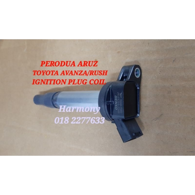 PERODUA ARUZ, TOYOTA AVANZA F653 F654 RUSH 2020 IGNITION PLUG COIL (4 ...
