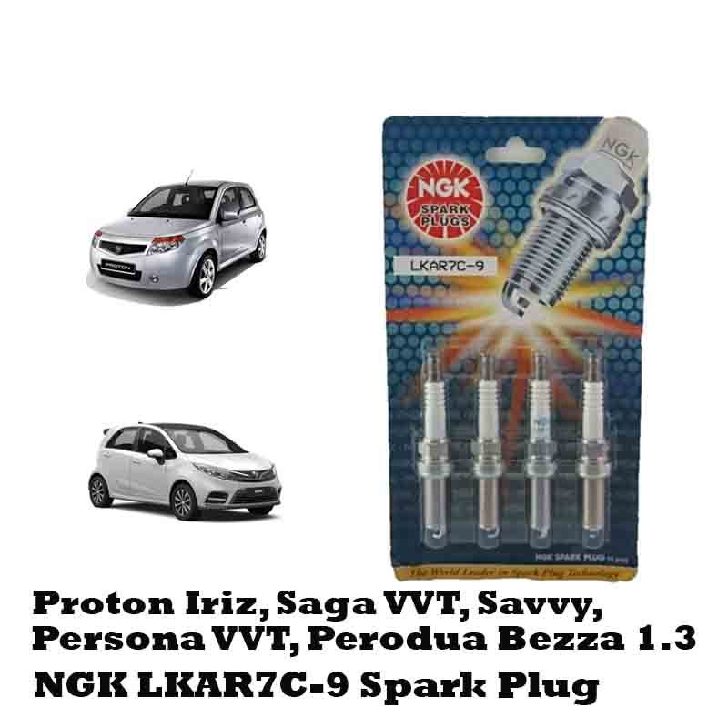 NGK LKAR7C-9 Proton Geniune Iriz Saga vvt Persona Iriz Perodua Bezza 1. ...
