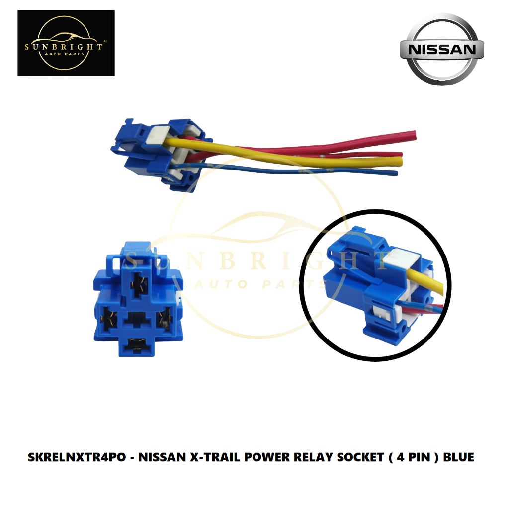 NISSAN X-TRAIL POWER RELAY SOCKET ( 4 PIN ) BLUE | Shopee Malaysia
