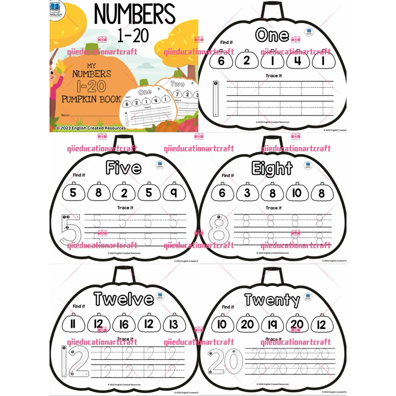 My-Numbers-1-20-Pumpkin-Book PDF | Shopee Malaysia