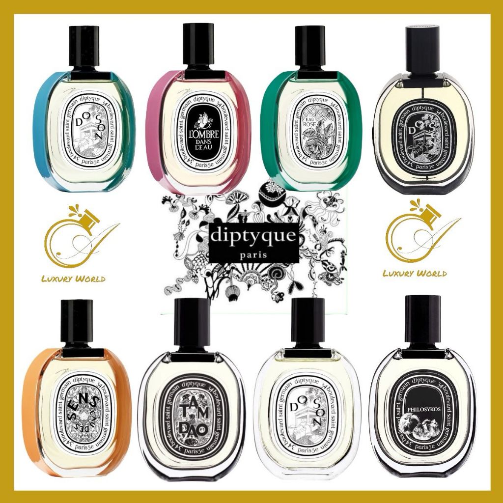 💯% Original Diptyque Men & Women Series Olene / Eau Rose / Do Son / L ...