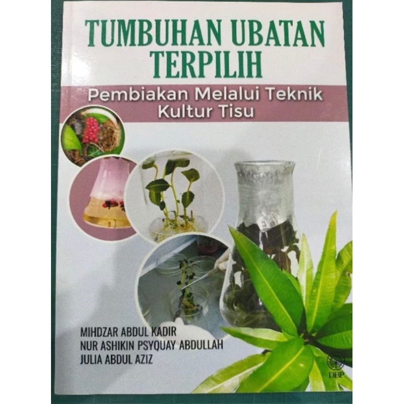 Tumbuhan Ubatan Terpilih: Pembiakan Melalui Teknik Kultur Tisu | Shopee ...