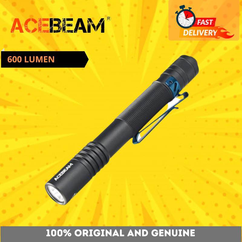 🔥100% ORIGINAL🔥 Acebeam Pokelit Black Nichia 519A LED 600 Lumen ...