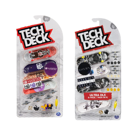 Tech Deck Fingerboard Ultra Deluxe 4 Pack habitat april | Shopee Malaysia