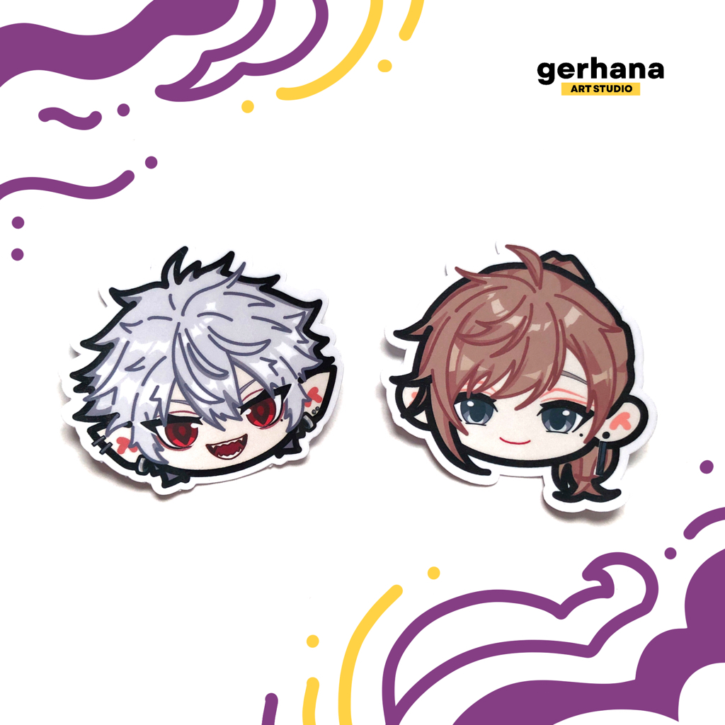 Nijisanji JP ChroNoir Chibi Sticker | Kuzuha Kanae | Shopee Malaysia