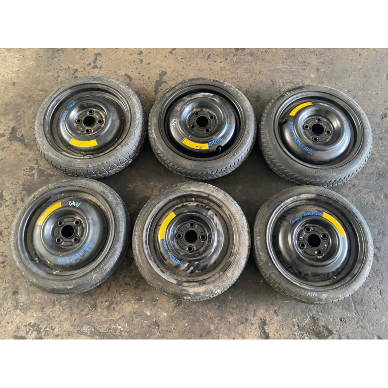 Spare Tayar 14” Inci 4H PCD100 For Perodua Toyota Mitsubishi Nissan ...