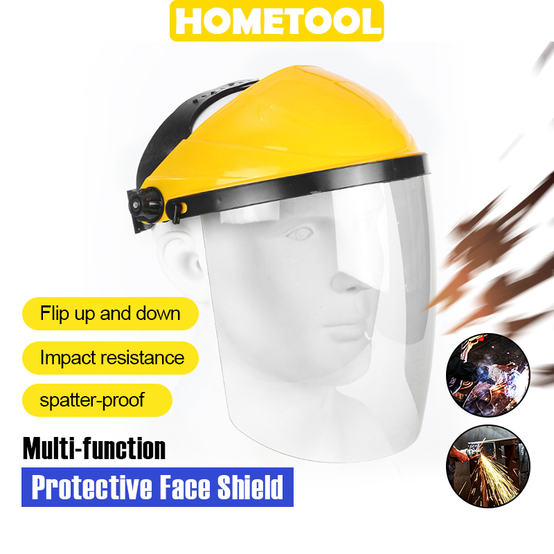 Clear Full Safety Face Shield Coer Anti Spitting Dust Cover Work ...