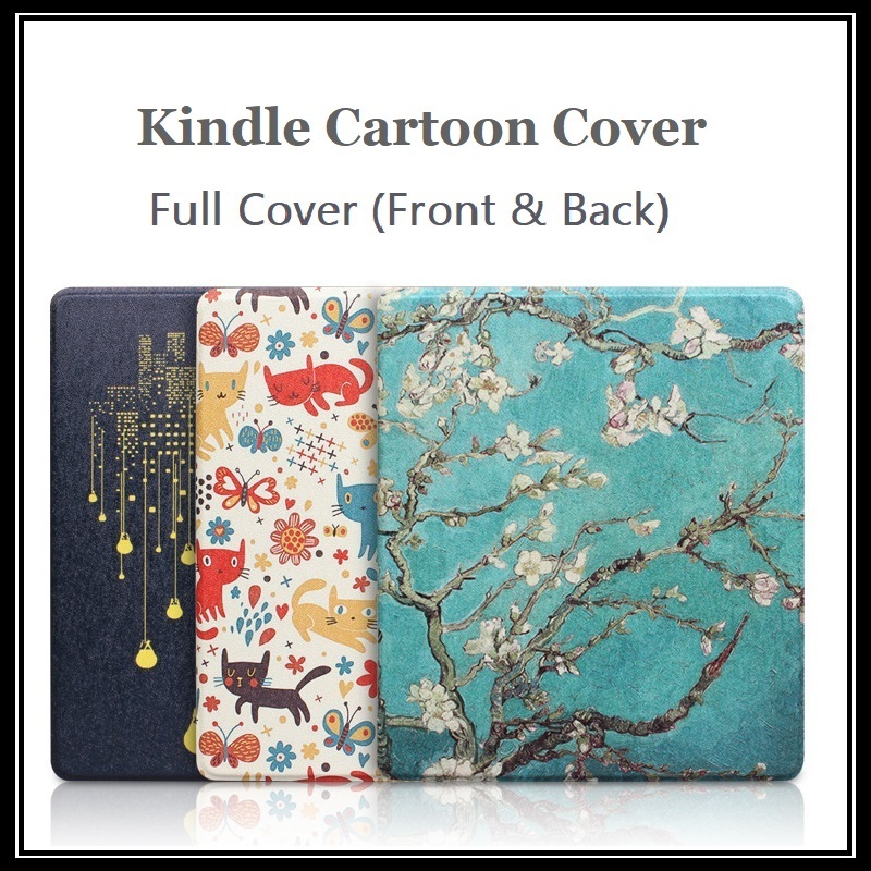 Kindle Oasis 2/3 Paperwhite 4/5 Tablet Cover Abstract Cartoon Colourful ...