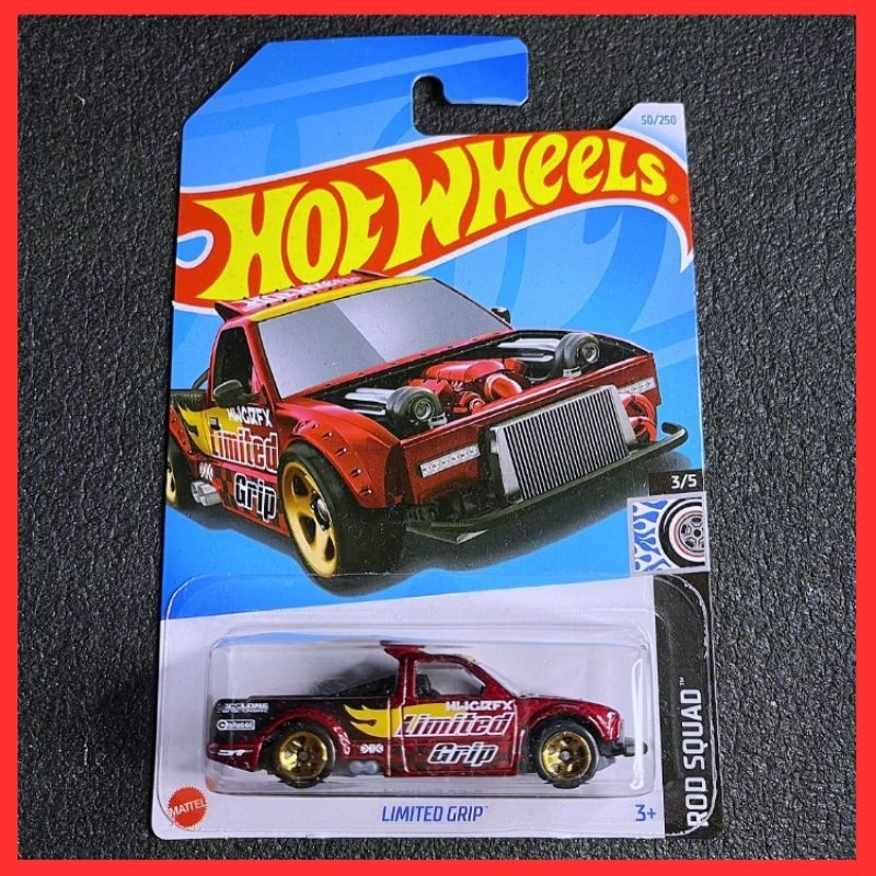 Hot Wheels Limited Grip 2024 Red Model Fantasy Pickup Car Collections ...