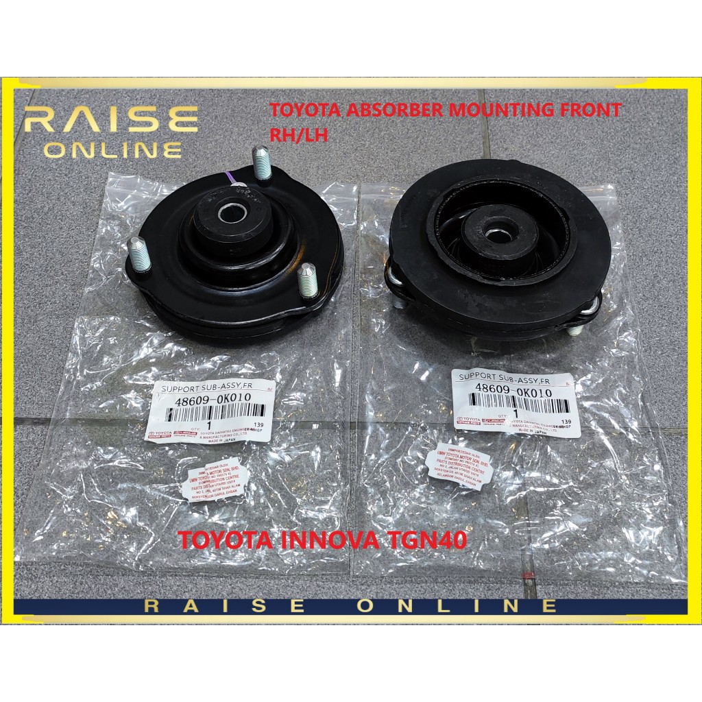 100% ORIGINAL TOYOTA FRONT ABSORBER MOUNTING INNOVA TGN40 ( 2005-2015 ...