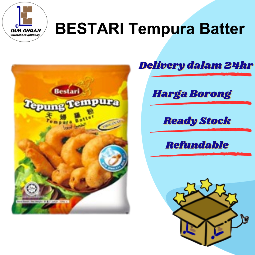 BESTARI Tempura Batter | Tepung Tempura | 天妇罗粉 500G | Shopee Malaysia