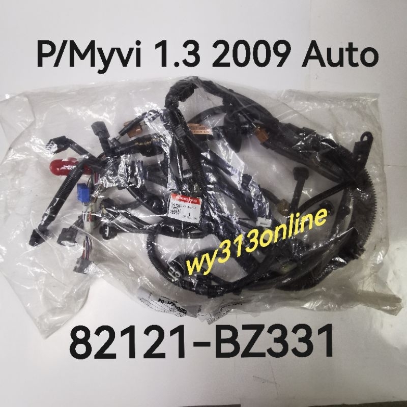 82121-BZ331 Original Perodua Myvi 1.3 2009 D55D Auto Engine Wire Full ...