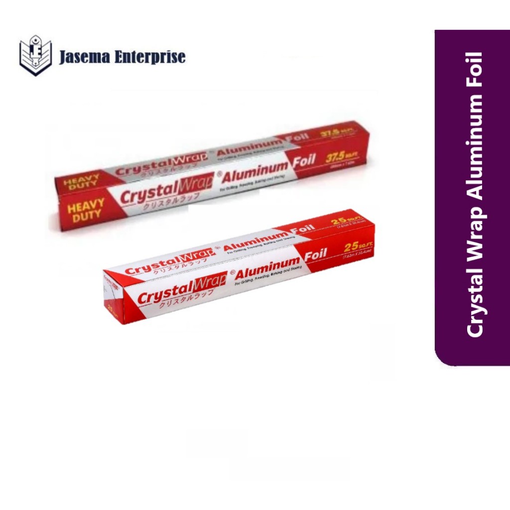 Crystal Wrap Aluminum Foil 25sq.ft | 37.5sq.ft | Shopee Malaysia